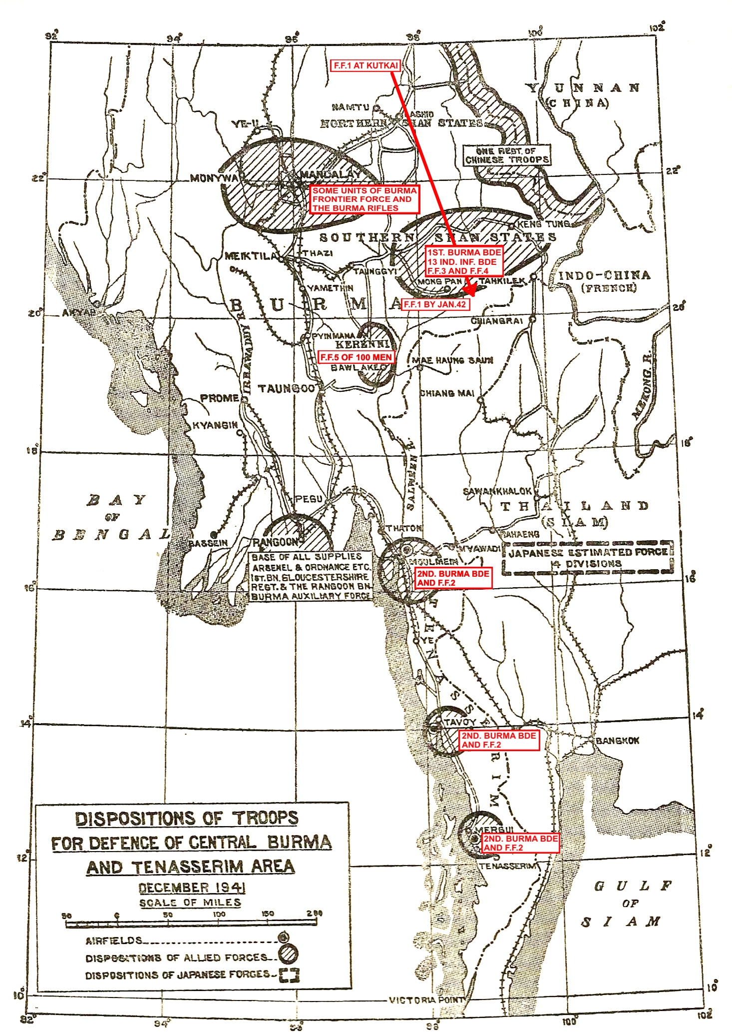 Loss of the Shan States - Burma 1942