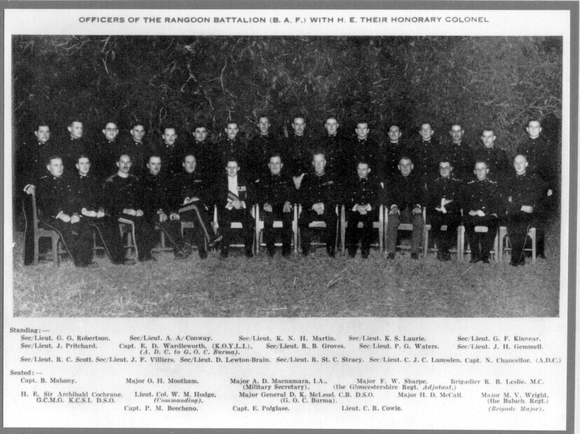Rangoon Battalion, BAF